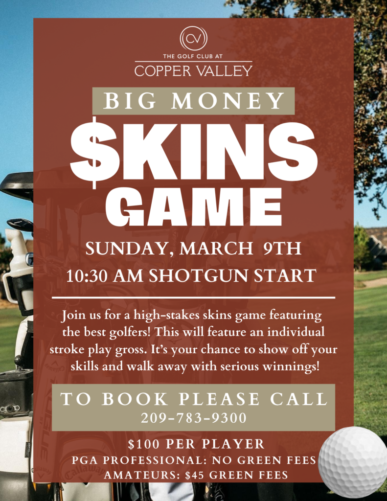 Big Money Skins Game – Golf